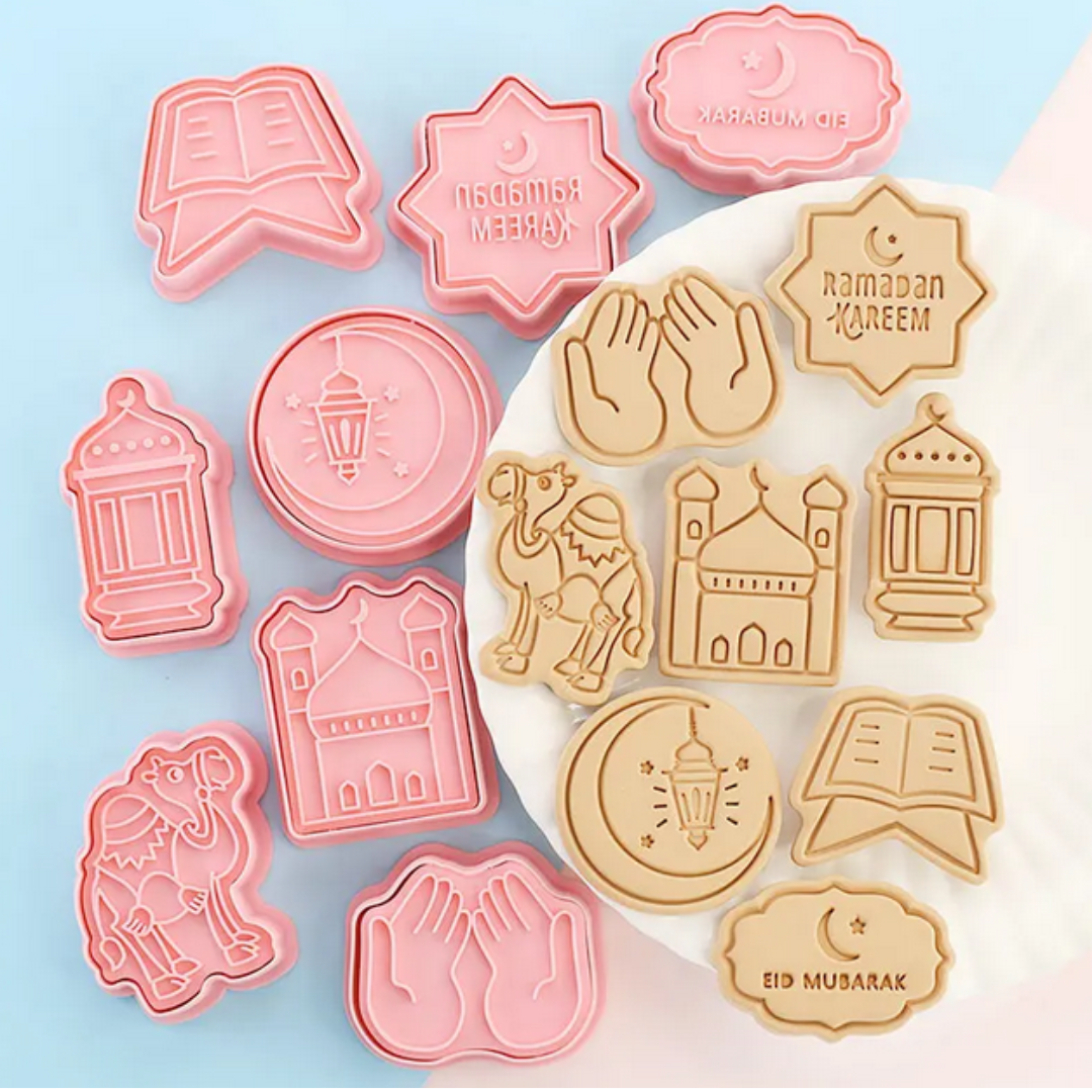 Ramadan & Eid Cutters with Stamp Set – Bake It Egypt