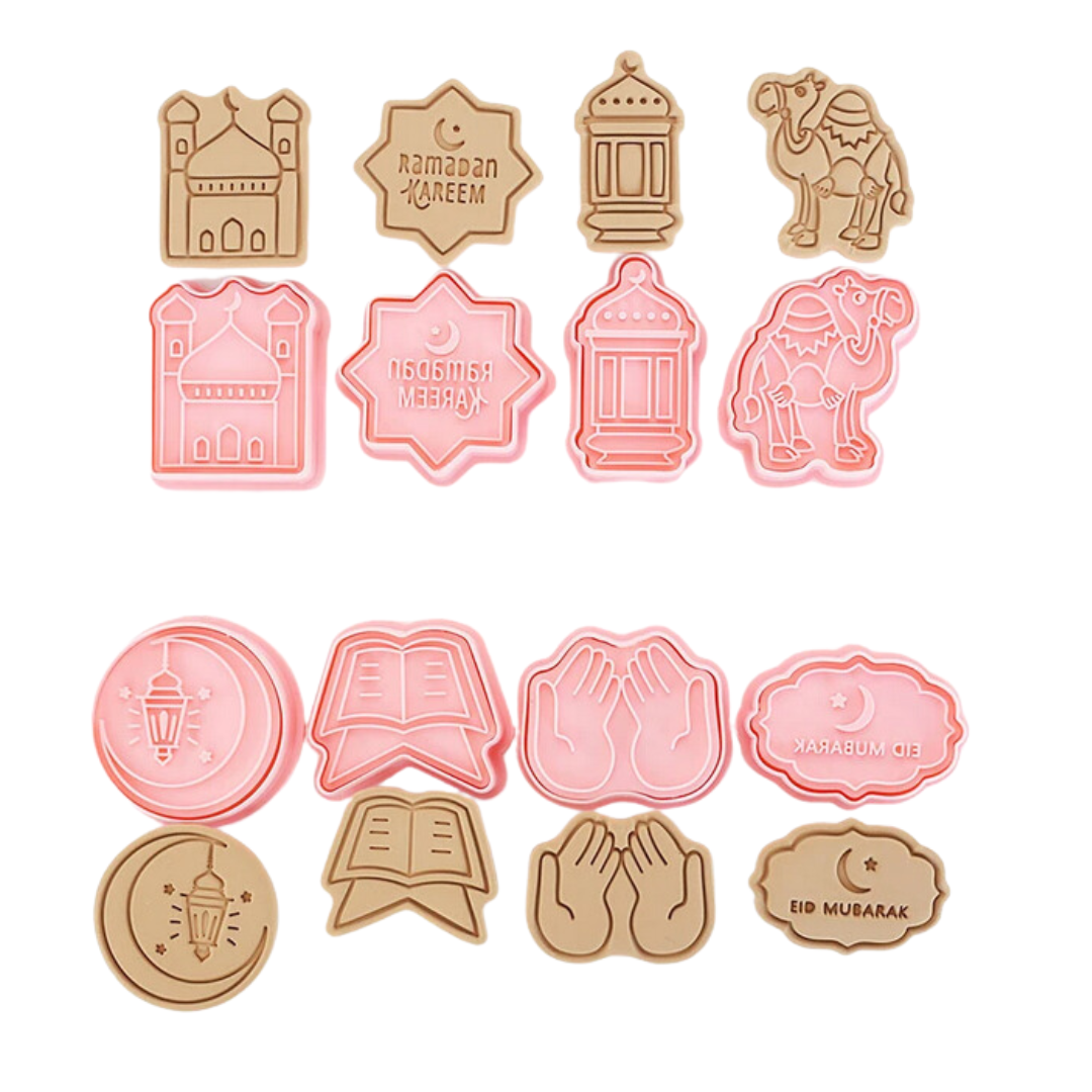 Ramadan & Eid Cutters with Stamp Set – Bake It Egypt