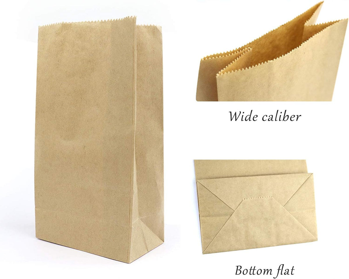Craft Paper Bag (2 Sizes Available) (set of 5) – Bake It Egypt