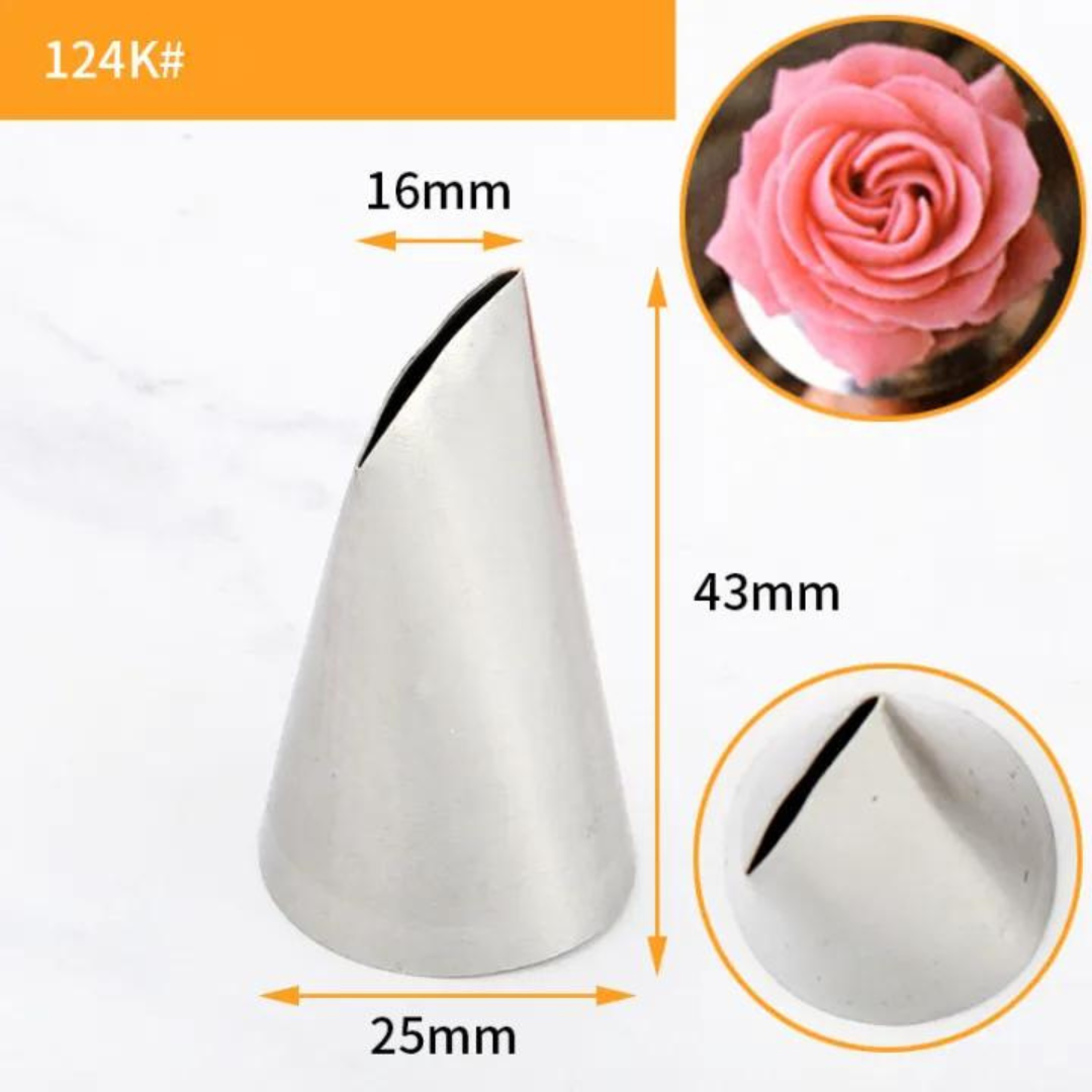 Rose Petals Icing Piping Tips (Not a Set) – Bake It Egypt