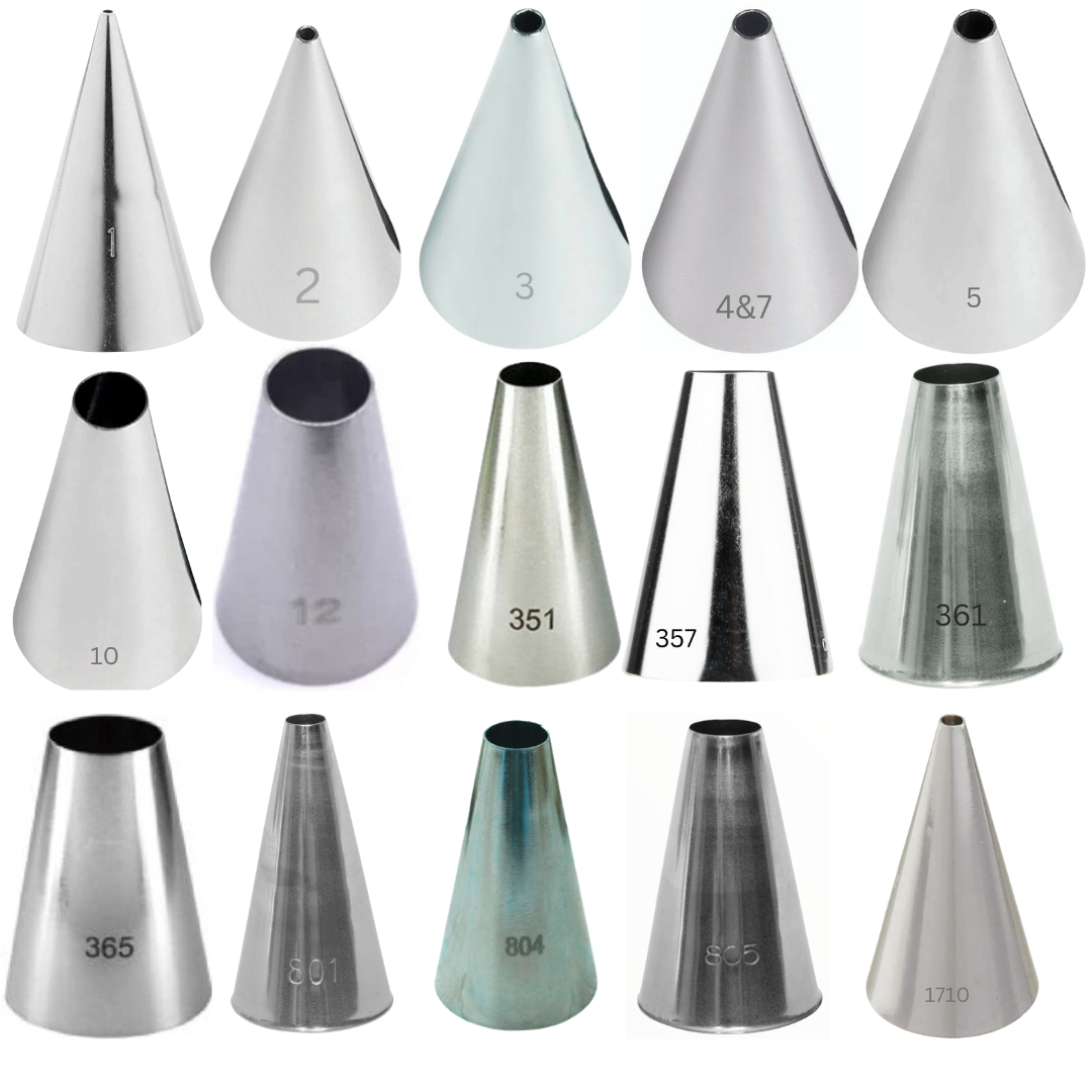 Round Piping Tips (Not a set) – Bake It Egypt