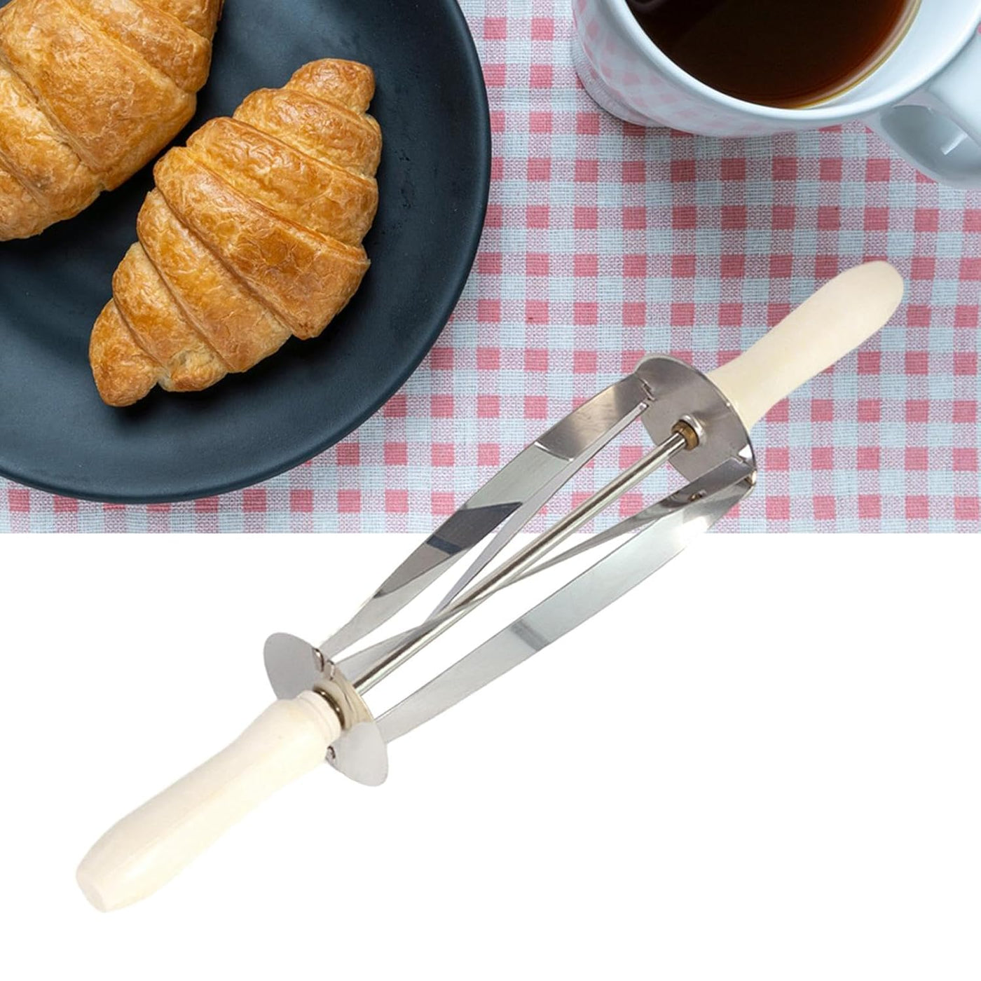 Stainless Steel Croissant Dough Cutter – Bake It Egypt
