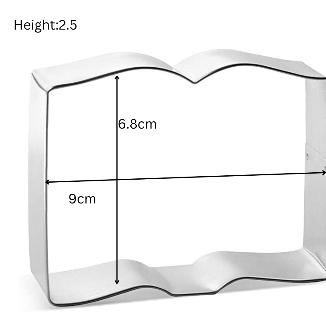 Open Book Cookie Cutter – Bake It Egypt