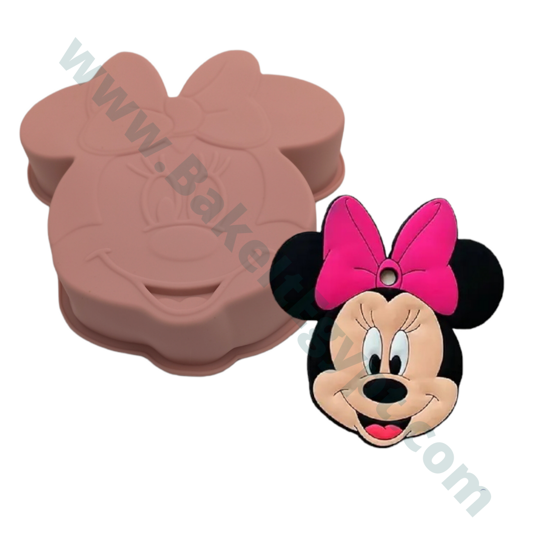 Minnie Mouse Face Silicone Mold (3 sizes available) – Bake It Egypt