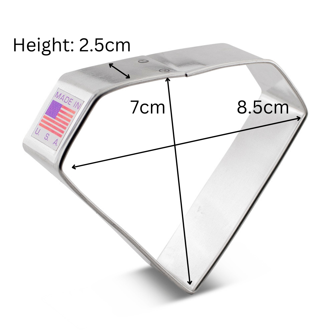 Diamond Jewel Cookie Cutter – Bake It Egypt