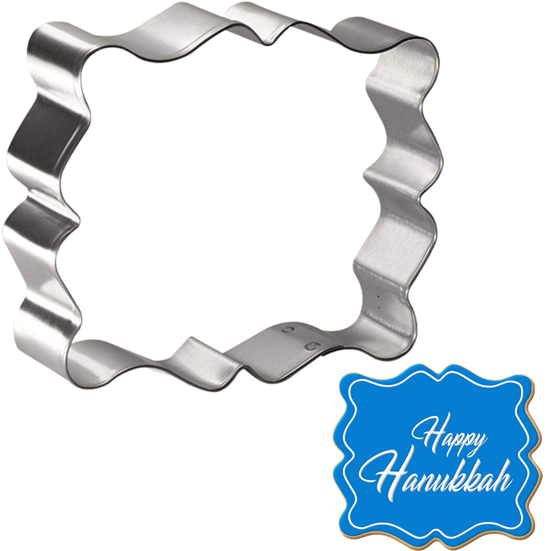 Fancy Rectangle Plaque Cookie Cutter – Bake It Egypt