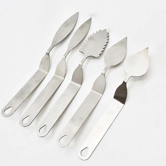 Feather and Leaf Knife/Spatula (Not a Set) – Bake It Egypt