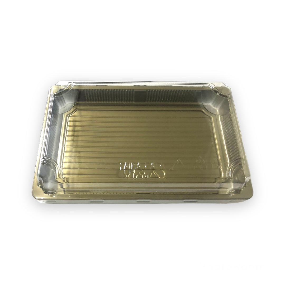 Plastic Rectangular Plates With Lids (Set of 5) – Bake It Egypt