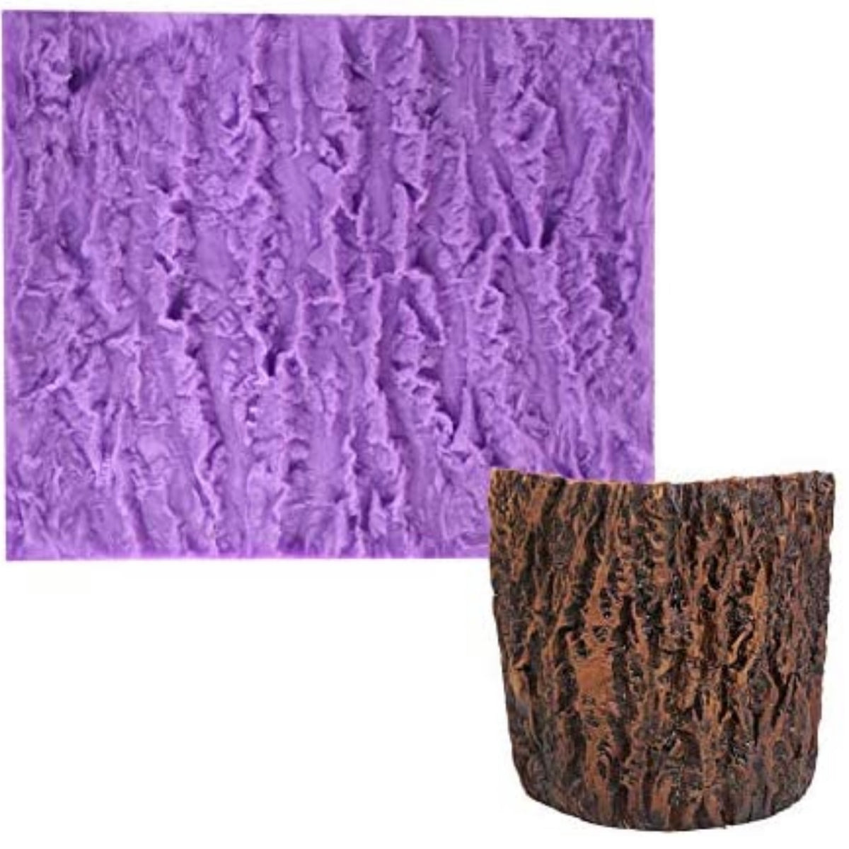 Tree Bark Texture Silicone Mold – Bake It Egypt